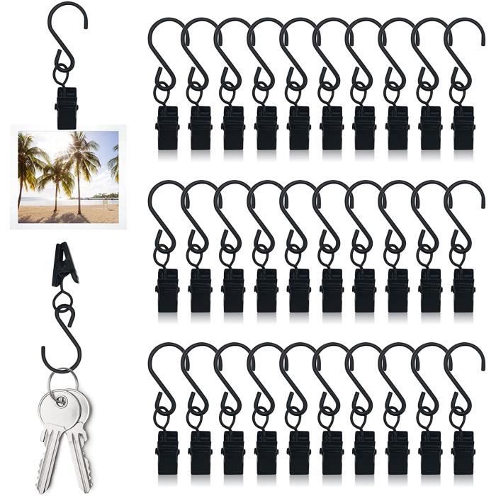Pince a Rideaux Metal30 PCS Pince a Rideaux avec CrochetPetit Rideau ...