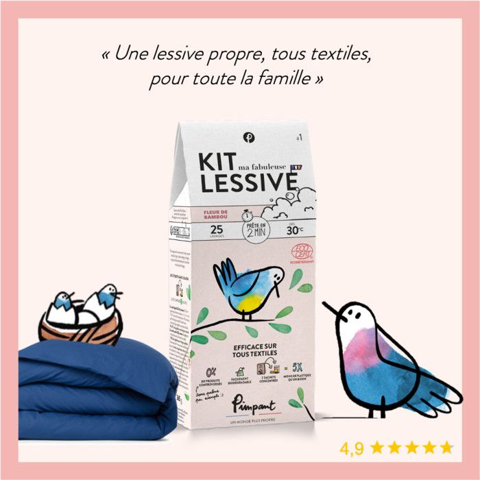 Pimpant - Kit Ma fabuleuse lessive maison - Cdiscount Electroménager