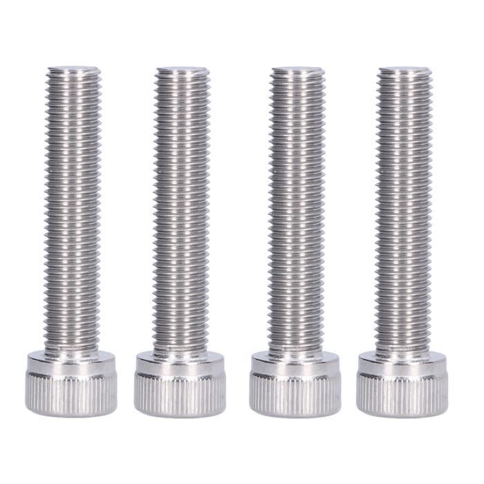 Boulon hexagonal - CIKONIELF - M10x45 - Acier inoxydable A2 - Résistant ...