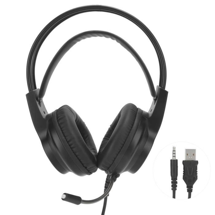 EJ.life Casque micro Casque avec Microphone Casque de Jeu 3,5mm ...