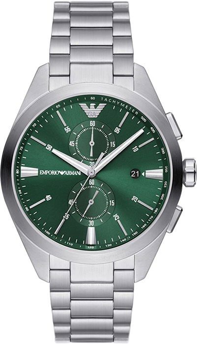 Green armani watch store