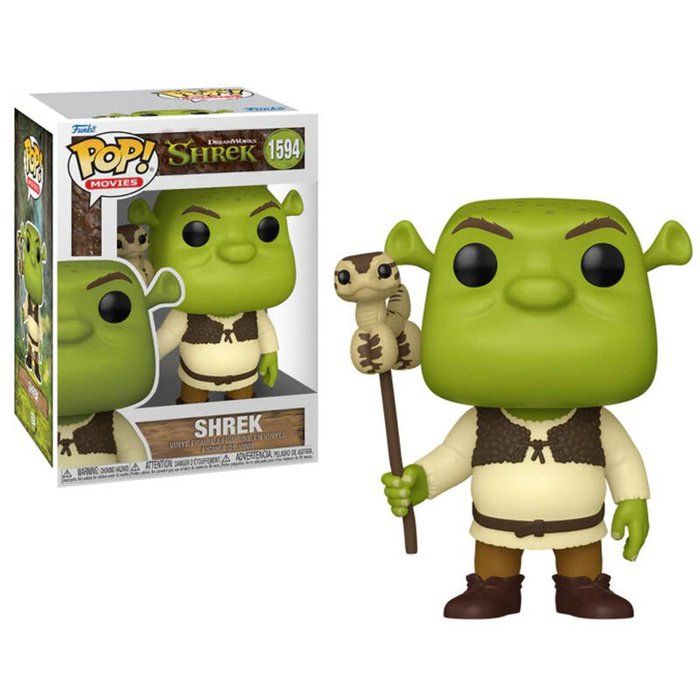 Figurine Funko Pop! Movies - Dreamworks 30th - Shrek W/snake ...