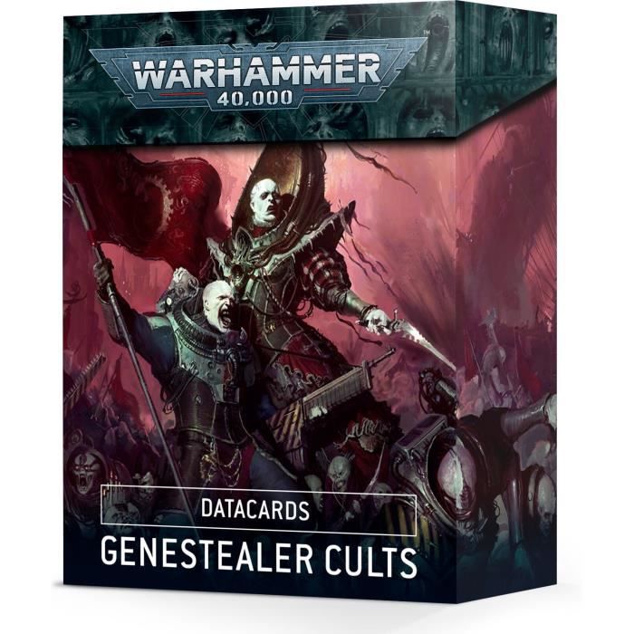 Carte de 58 pièces Games Workshop Warhammer 40k - Datacards V.9 ...