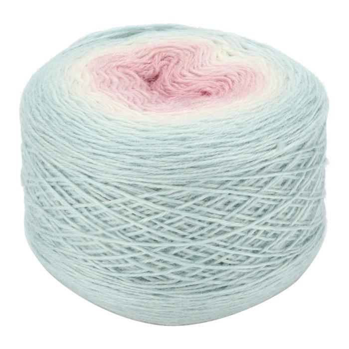 Hililand fil à tricoter Fil au crochet laine douce lisse élastique ...