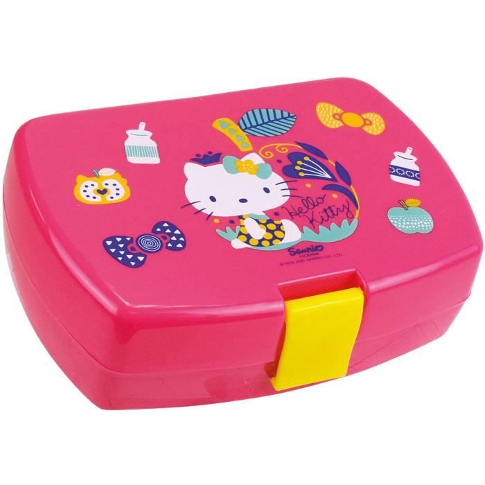 Boîte à goûter enfant Jemini - Hello Kitty Acidulée - Rose - Extérieur ...
