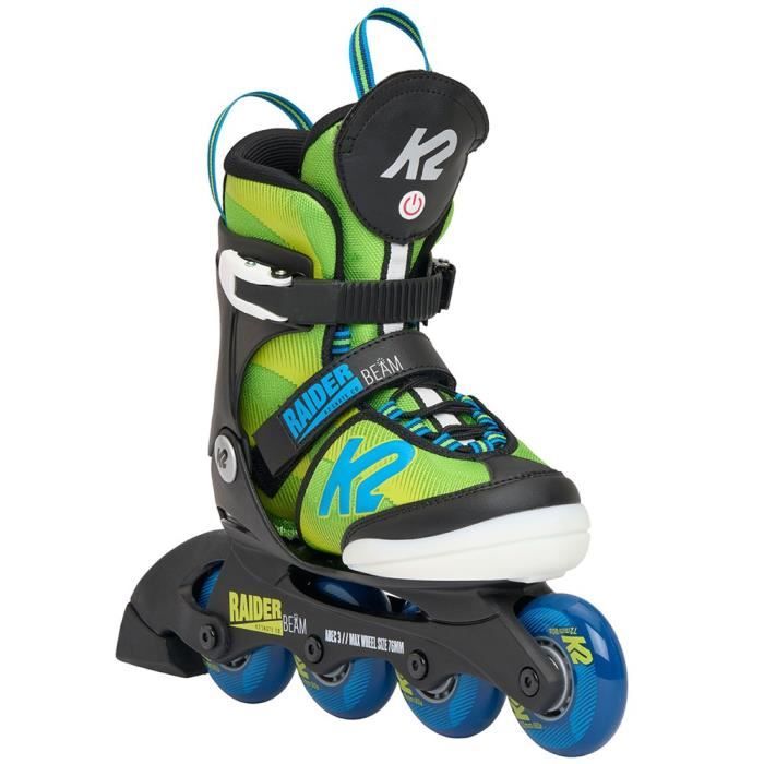 Rollers K2 Raider Beam 2023 Vert - Mixte/Enfant - Achat / Vente Rollers ...
