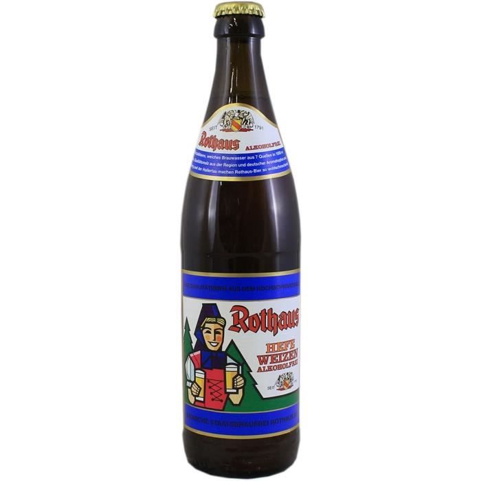 Rothaus Hefe Weizen sans alcool 50cl Blanche - La cave Cdiscount