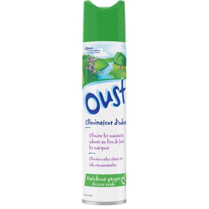 OUST - Aérosol Fraicheur Propre 300Ml - Lot De 4 - Cdiscount Maison