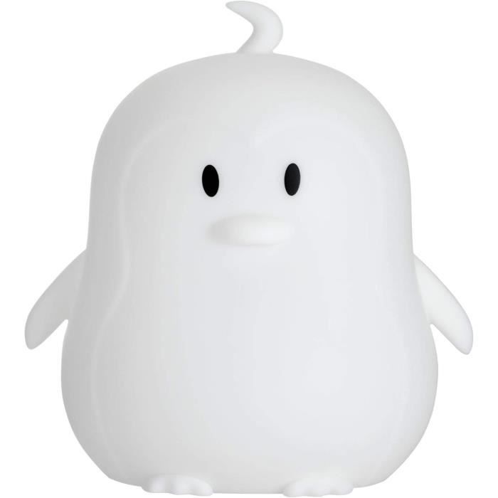 48042 Night Penguin Veilleuse Pingouin Pr Batterie Led Lampe Chambre D'Enfant Avec Changement ...