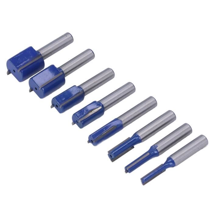 Fraise à rainurer - SHIPENOPHY - 8 mm - Acier n° 45 - Carbure de ...