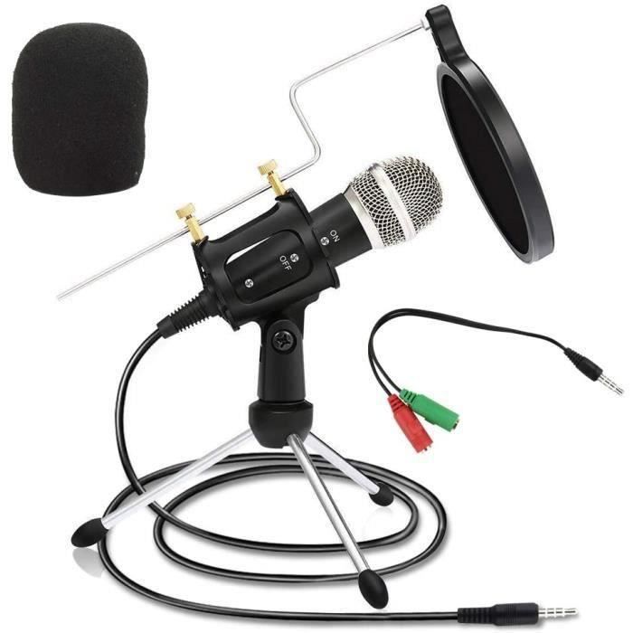 Cheap-Microphone PC Micro Professionnel à Condensateur Jack 35 mm ...