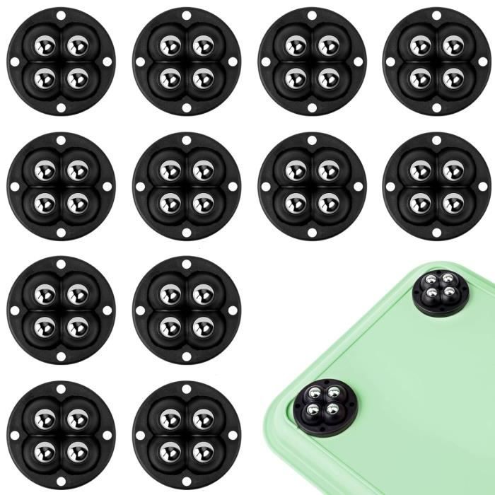 12 Petites Roues à Roulettes, 4.8*4.8cm Petite Roulette a Conçu avec ...
