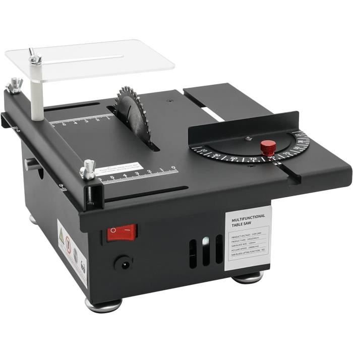 Mini scie circulaire de table, de précision, réglable, avec baffle ...