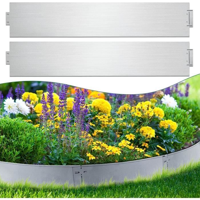 Bordure De Jardin,10M Bordure Jardin,Hauteur 18Cm Bordure D'Herbe En ...