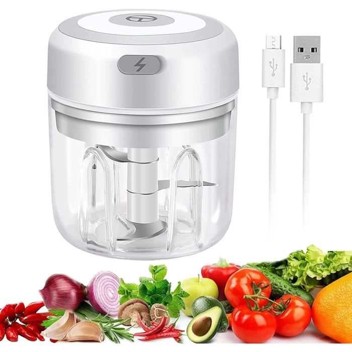 Mini Hachoir Électrique Hachoir À Viande Sans Fil Hachoir Alimentaire ...