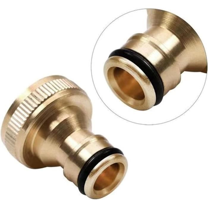 Ga438G Raccord Rapide Pour Tuyau D'Arrosage En Laiton Avec Filetage Intérieur 1-2"[h1337 ...