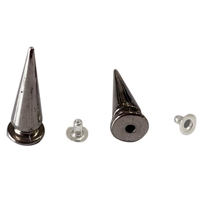 29mm x 10mm Goujons en forme de cône avec goupille de base Long rivet ...