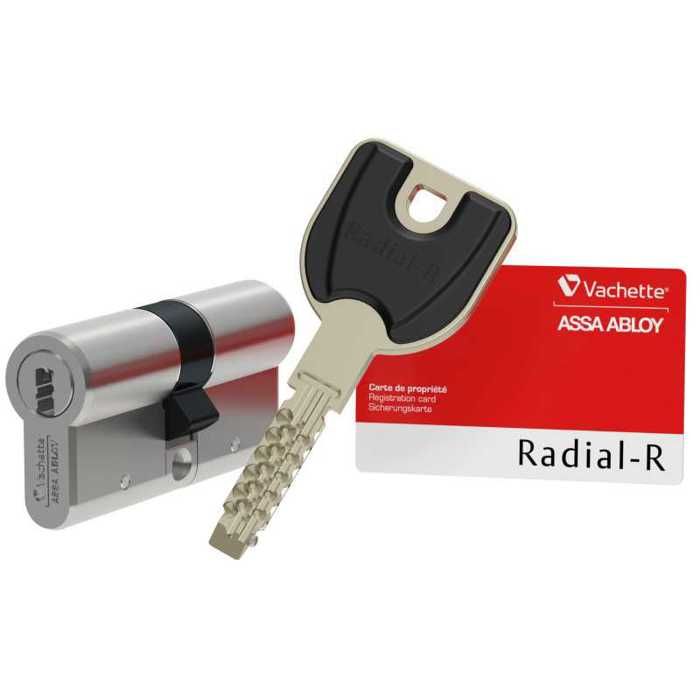 Cylindre profil européen Vachette RADIAL-R nickelé - Cdiscount Bricolage