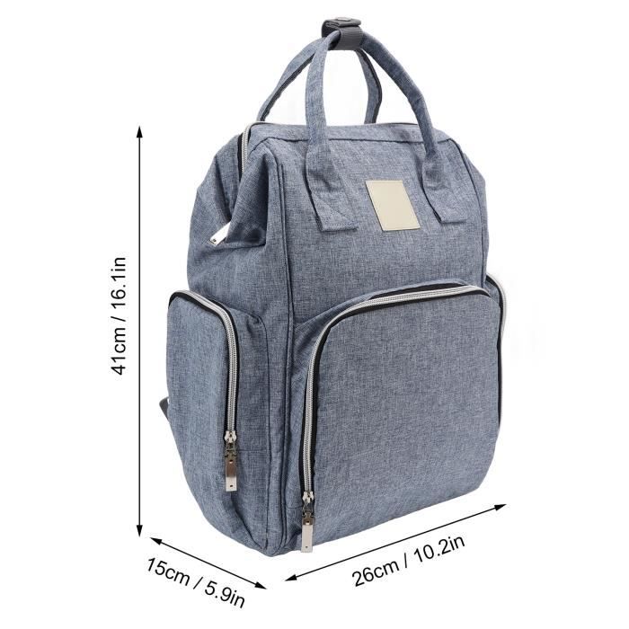 LAT Sac à dos à couches pour maman Sac à dos à langer grande capacité ...