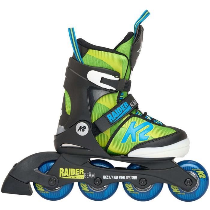 Rollers K2 Raider Beam 2023 Vert - Mixte/Enfant - Achat / Vente Rollers ...