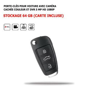 Camera espion cachée porte clés voiture - Cdiscount