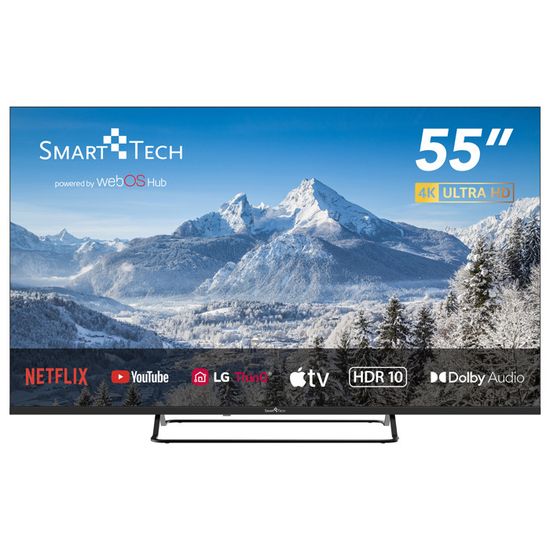 Smart Tech TV LED 4K UHD 55' (139 cm) Smart TV Web OS-55UW02V- Netflix ...