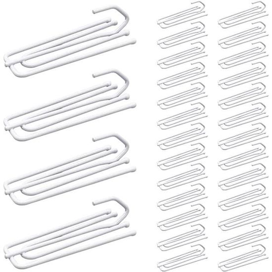 Crochet à rideau, papier à en-tête en métal avec pli de clip, adapté ...