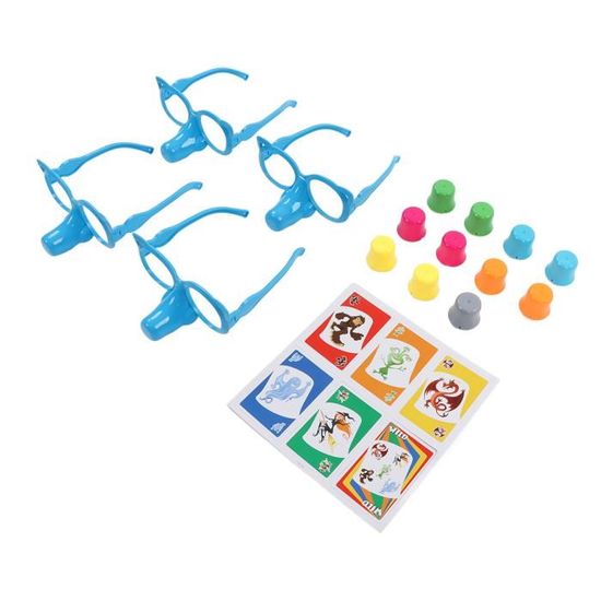 Atyhao Jeu de nez en croissance interactif avec lunettes et cartes pour ...