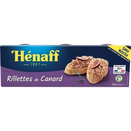 Henaff Rillettes de canard - Cdiscount Au quotidien