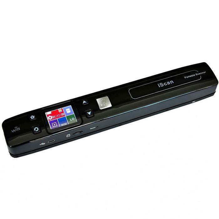 Scanner Portable A4 HD - Wi-Fi, 300/600 /1050DPI, Zéro Marge pour ...