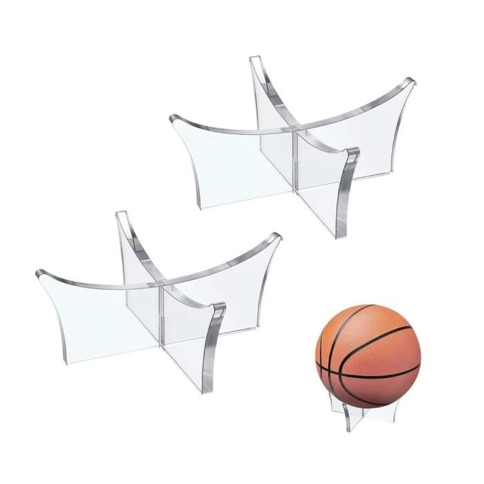 2 Pièces Support Ballon Rugby,Foot Présentoir, Support Ballon Foot ...