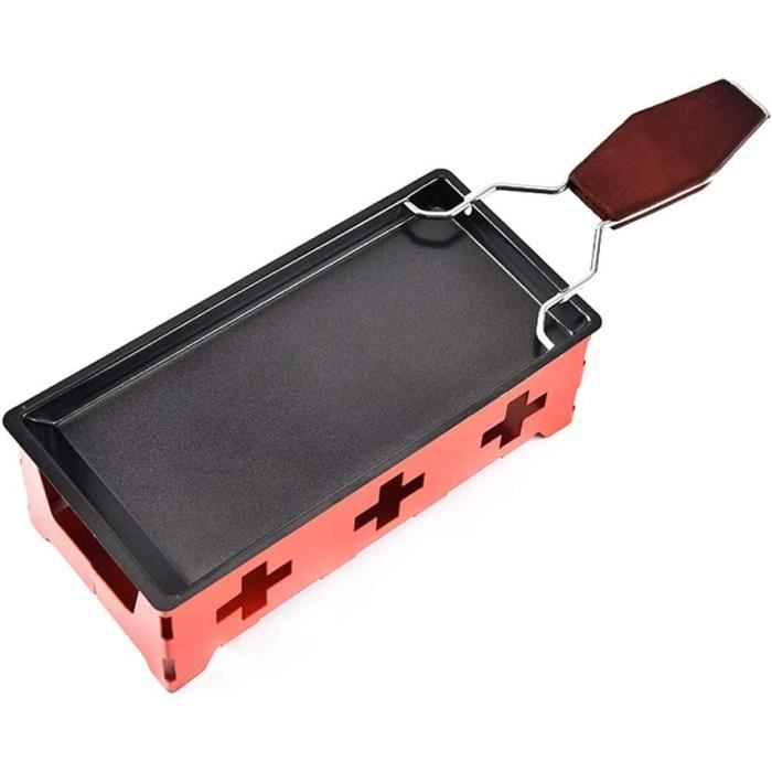 TJS-1Pcs Mini Appareil à Raclette à Bougie Chauffe-Plat Pliable à ...