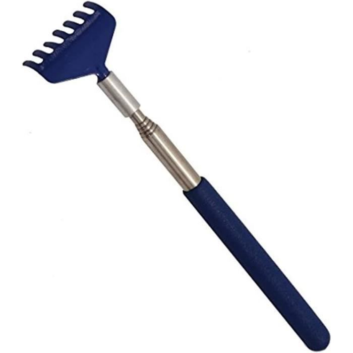 Outil à gratter télescopique en acier inoxydable, grattoir de dos ...