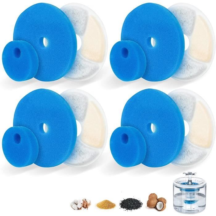 Lot de 4 filtres de rechange pour fontaine à eau, fontaine à eau pour chat[157] - Cdiscount ...