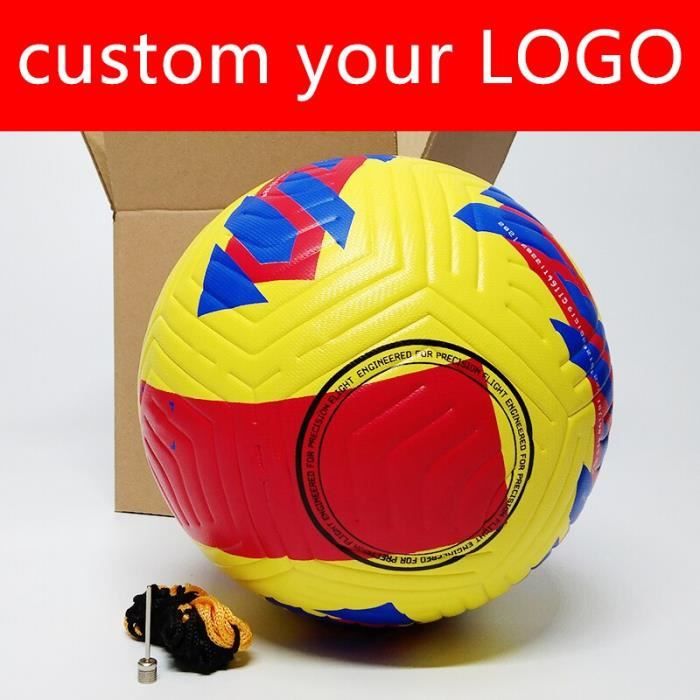 N22-2 (logo personnalisé) - Ballon de Football sans couture en PU, LOGO ...