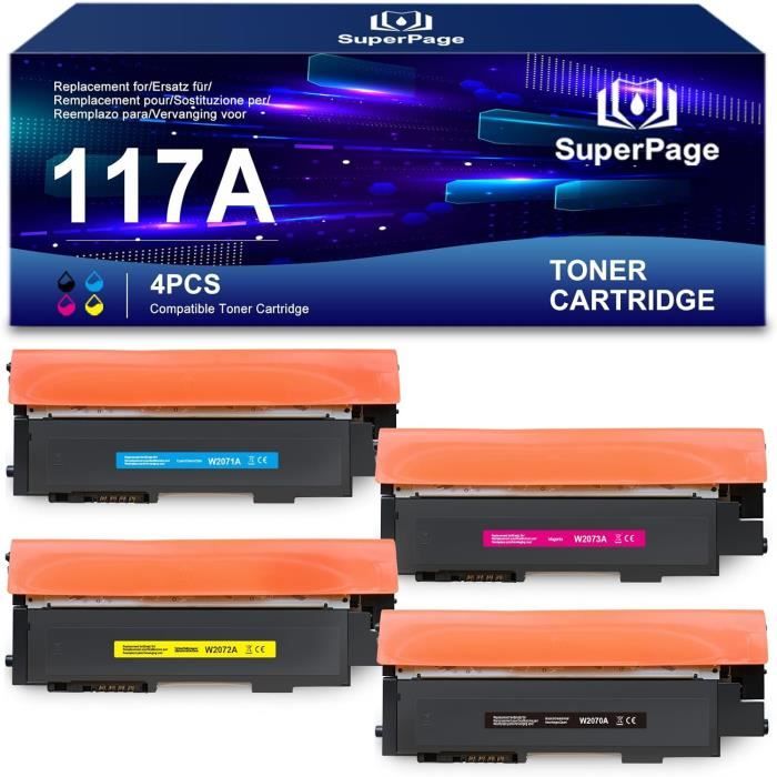 117A Cartouches Toner Compatibles Pour Hp Color Laser Mfp 178Nw 179Fnw ...