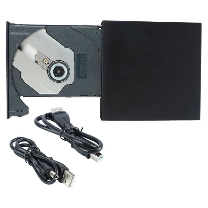 YIC Lecteur De Dvd Externe Lecteur Dvd Externe, Usb 2.0 Lecteur Cd Vcd ...