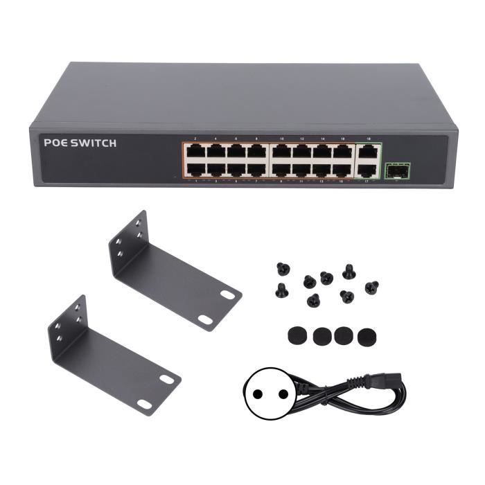 Switch Ethernet Gigabit POE 100-240V Plug and Play - Cdiscount Informatique