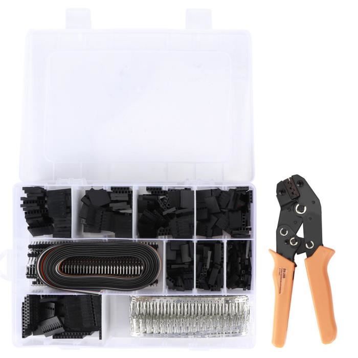 Fydun Outil de sertissage Kit d'outils de sertissage ensemble de bornes de pince à sertir de fil ...