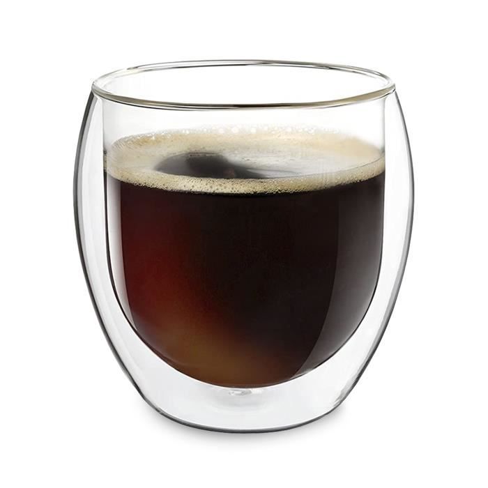 Verre à double paroi - Feelino by Klarstein - DUOS Jumbo - Set de 4 ...