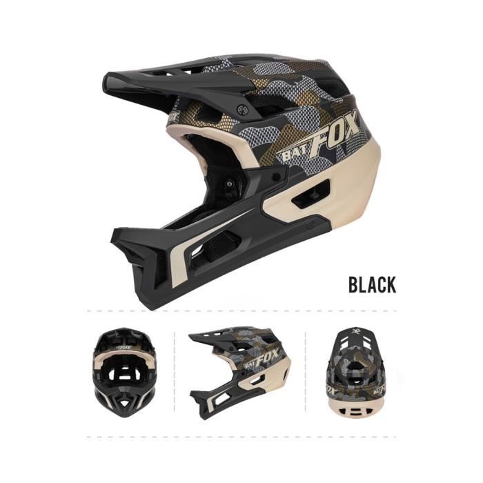 Casque intégral VTT - LA015-109 Black - Sécurité tout-terrain - Confort ...