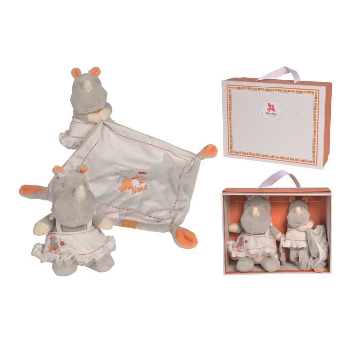 NICOTOY Nono - Peluche Et Doudou boîte cadeau - Cdiscount Puériculture ...