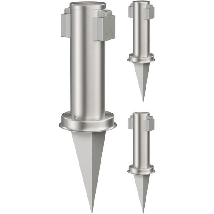 3X Colonne De Pr S De Jardin Poru Avec Piquet De Terre Pour L'Extérieur ...