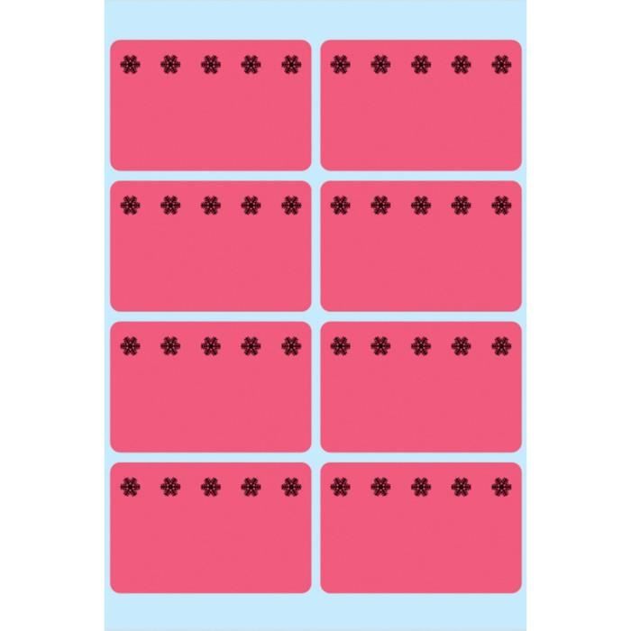 3772 Lot De 48 Étiquettes Autocollantes Pour Congélation, 26 X 40 Mm, 8 ...