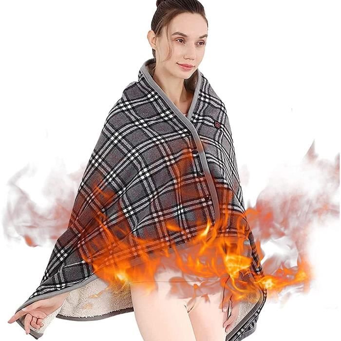 Couverture Chauffante Électrique Portable For Femmes Épaississement ...