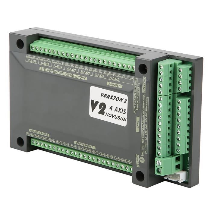 Contrôleur CNC NVEM 4 axes Carte de contrôle de mouvement Ethernet ...