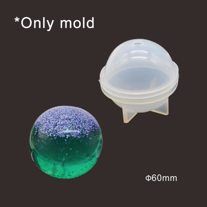 MOULE A GATEAU,60mm--Moules en résine de Silicone en forme de boule ...