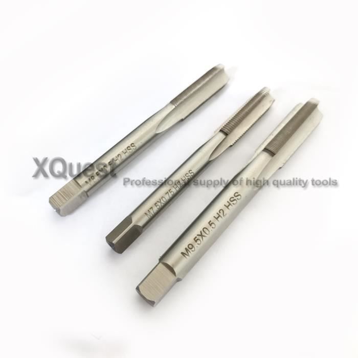 FILIERE - BUSE DE FILAGE - TARAUD,M7.5X0.75 1PCS--robinet à filetage métrique à main droite, M6 ...