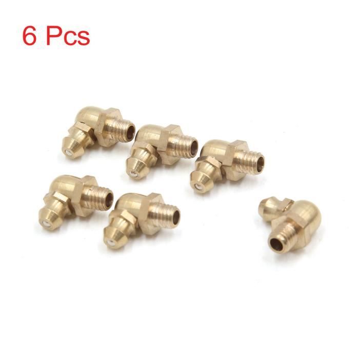 Graisseur SOURCING MAP Graisseur M6 x 1mm Coudé 90 degrés Laiton ...