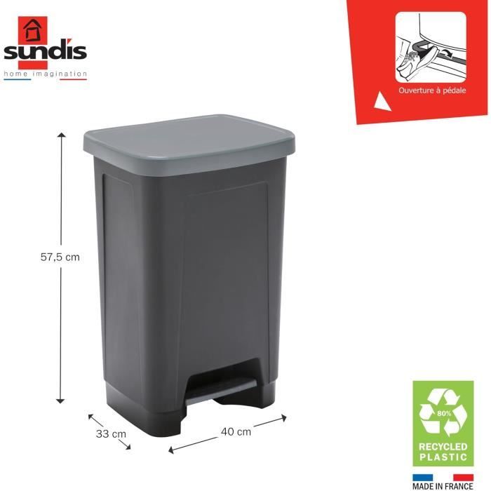 Poubelle Pedale 50 L